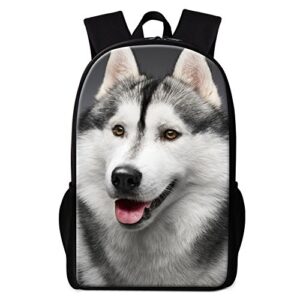 dispalang cute dog printing school backpack for children cool animal back pack girls polyester bookbags