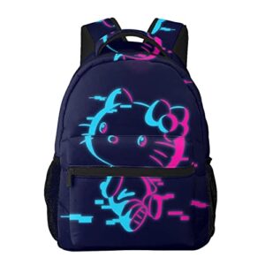 cartoon cat backpack casual travel bookbag fashion laptop backpack