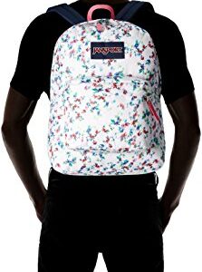 JanSport Unisex SuperBreak Multi White Floral Backpack