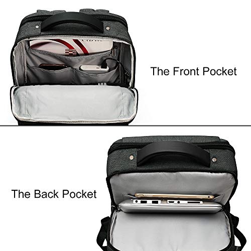 BESCHOI 15.6 inch Laptop Backpack Detachable Large Travel Backpack with USB Charging Port, Waterproof Outdoor Anti-Theft College School Computer Bag for Men and Women