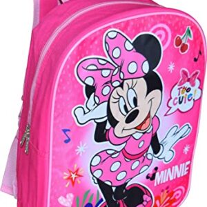 Ruz Minnie Mouse Girl's 15" Backpack (Pink)