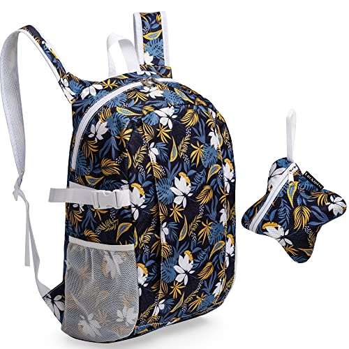 Small Foldable Backpack Pouch 8oz Lightweight Travel Backpack for Women Soft Packable Backpack Light Hiking Back Pack Folding Daypack for Travel Outdoor Camping