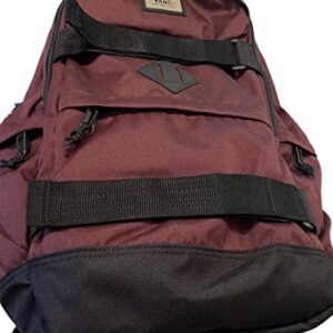 Vans Planned Pack 5 Laptop Backpack School Bag Adult Unisex (Maroon/Black)