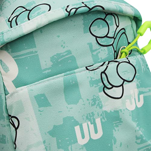 MOSSTYUS Small Sling Bag Chest Shoulder Bag Crossbody Cycling Travel Outdoor Casual Back Pack for Lady Teens, Green