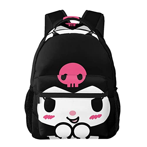 Cartoon Cat Backpack Large Capacity Laptop Bag Casual Travel Daypack