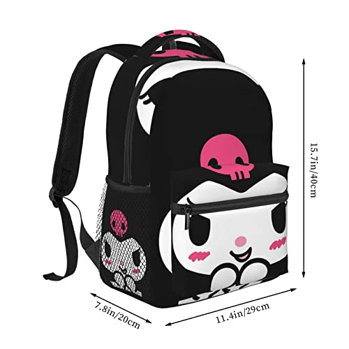 Cartoon Cat Backpack Large Capacity Laptop Bag Casual Travel Daypack