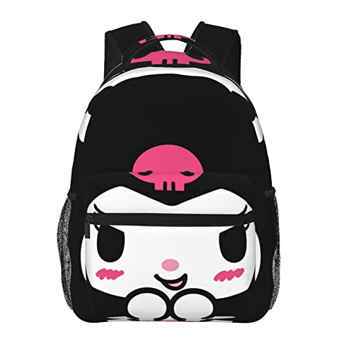 Cartoon Cat Backpack Large Capacity Laptop Bag Casual Travel Daypack