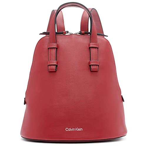 Calvin Klein Women's Zina Zip Around Backpack, Bloodstone, One Size