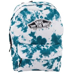 vans realm deep blue teal backpack, tie dye, one size