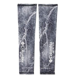 columbia unisex freezer zero arm sleeves, black real tree mako, small/medium