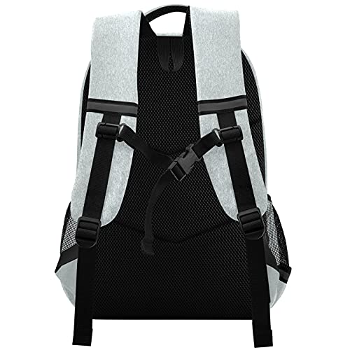 xigua Silver Glitter Texture Print Backpack Casual Daypacks Outdoor Sports Rucksack School Shoulder Bag for Boys Girls Teens