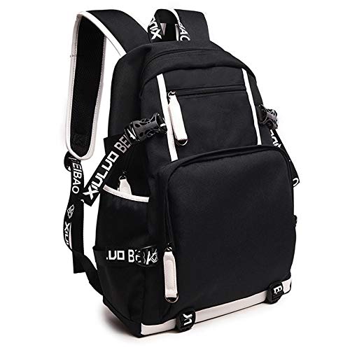 TPS SCP Foundation Women Back Pack Cartoon Bookbag Canvas School Bags Travel Bagpack USB Laptop Backpack (13)