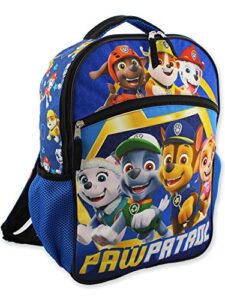 paw patrol pups boy’s 16 inch school backpack (one size, blue)