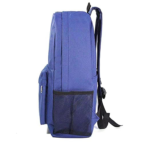 Gengx PSG School Backpack Canvas Travel Bagpack,Lightweight Daypack Water Proof Rucksack for Kids,Teens, Black Lightning2