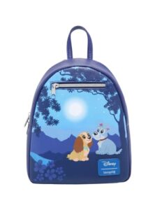 loungefly disney lady and the tramp moonlight stroll mini backpack