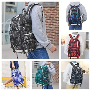 JaJa JA 12 Basketball Player Multi-function Backpack Men & Women Travel Backpack Student Schoolbag Fans Schoolbag (5) (4)