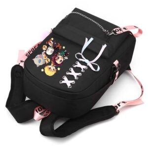 Marketair Anime Backpack School Backpack Laptop Bag Large Casual Daypack BookBag Cosplay Backpack For Girls