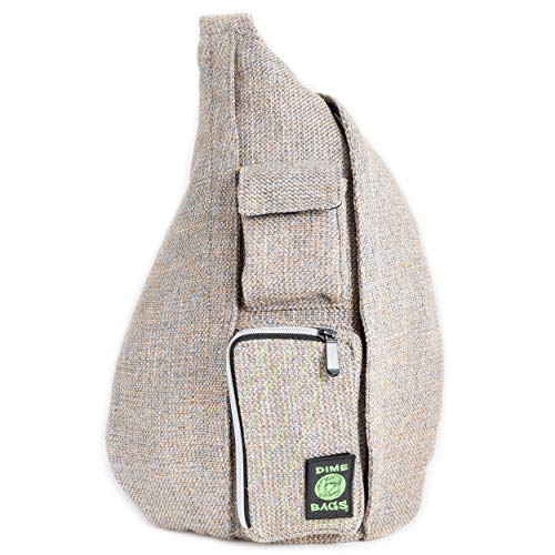 DIME BAGS Slinger Crossbody Bag | Premium Over the Shoulder Sling Bag | Cross Body Strap Back Pack (Sand)