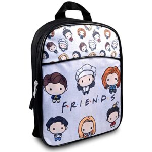 NBC Store Friends Mini School Backpack - Friends TV Show Merchandise Bundle With 11inch Deluxe Friends Small Backpack Purse And City Skyline Bookmark (Friends TV Show Travel Bag Set)