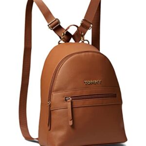 Tommy Hilfiger Kendall II Medium Dome Backpack Saffiano PVC Cognac One Size