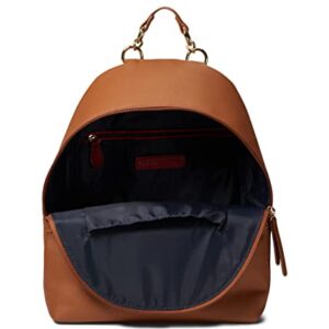 Tommy Hilfiger Kendall II Medium Dome Backpack Saffiano PVC Cognac One Size