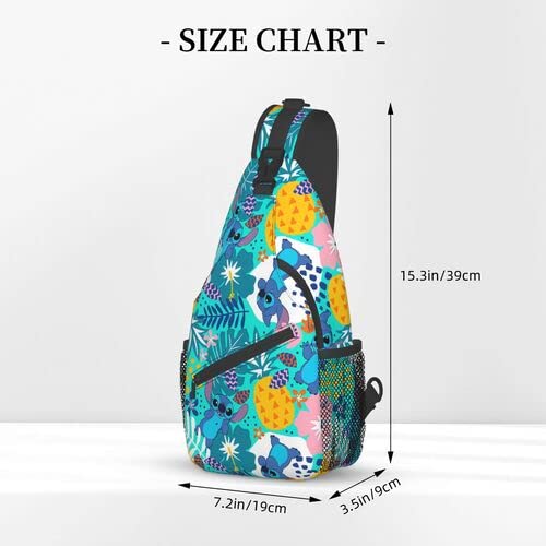 Feminify Stitch Sling Bag Crossbody Backpack,Lightweight Shoulder Bag Sling Bags Backpacks for Men Women Chest Crossbody Bag Gift