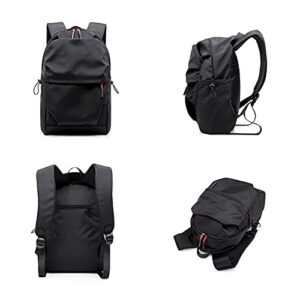 ZSYXM Backpack Sport Luxury Student School Bag Multifunctional Waterproof Backpack Men's Laptop Backpack Casual 15.6 Inch Men's Laptop Bag (Color : Big Black)