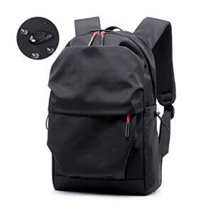 ZSYXM Backpack Sport Luxury Student School Bag Multifunctional Waterproof Backpack Men's Laptop Backpack Casual 15.6 Inch Men's Laptop Bag (Color : Big Black)