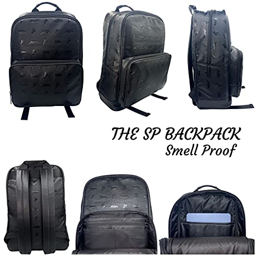 The SP Backpack in All Black Smell Proof BackPack