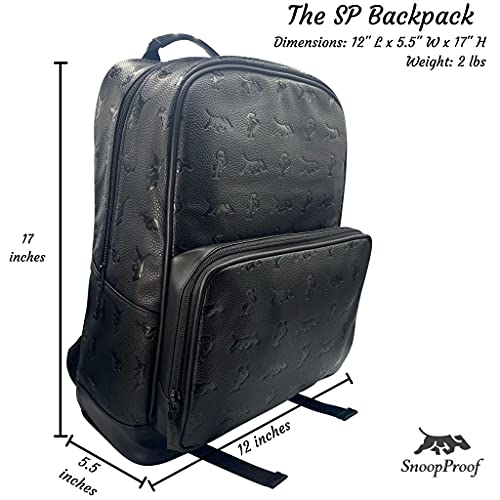 The SP Backpack in All Black Smell Proof BackPack