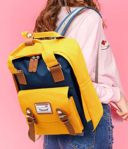 Hopecn Anti-Theft Backpack Convertible Backpack Purse Tote Bag for Women Laptop Backpack Travel Casual Daypack with USB Port