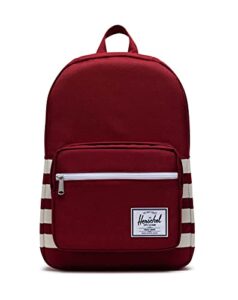 herschel supply co. pop quiz rhubarb/birch stripe one size