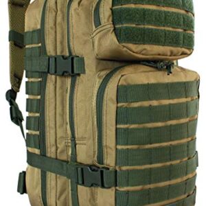 Red Rock Outdoor Gear - Rebel Assault Pack, Coyote with Olive Drab Webbing