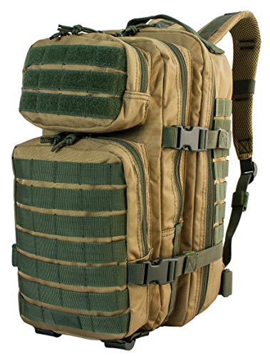 Red Rock Outdoor Gear - Rebel Assault Pack, Coyote with Olive Drab Webbing