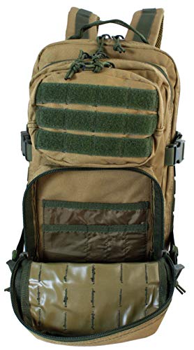 Red Rock Outdoor Gear - Rebel Assault Pack, Coyote with Olive Drab Webbing