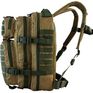 Red Rock Outdoor Gear - Rebel Assault Pack, Coyote with Olive Drab Webbing