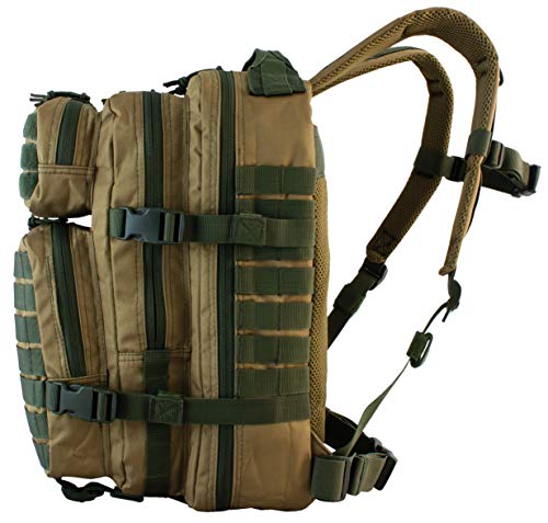 Red Rock Outdoor Gear - Rebel Assault Pack, Coyote with Olive Drab Webbing