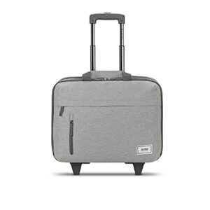 solo re:start rolling 15.6″ laptop bag, grey