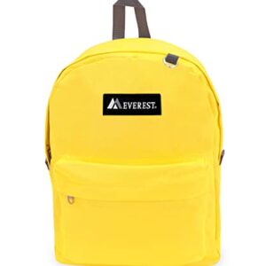 Everest Classic Backpack, Lemon, One Size