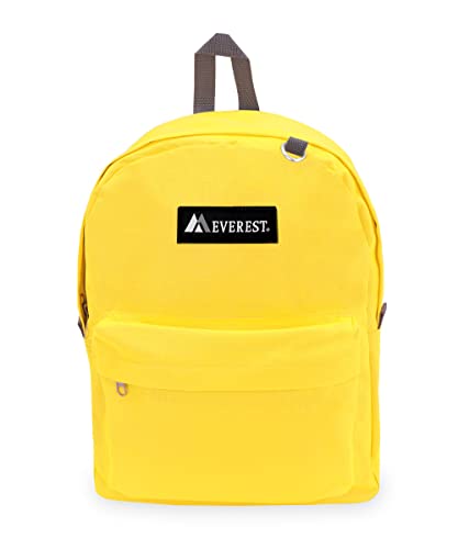 Everest Classic Backpack, Lemon, One Size