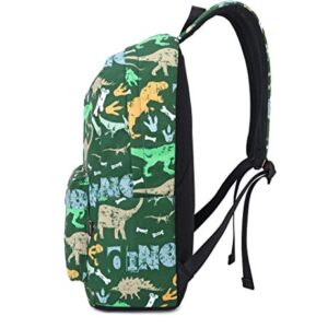 Acmebon Cute Dinosaur Children School Backpack for Boy and Girl Green