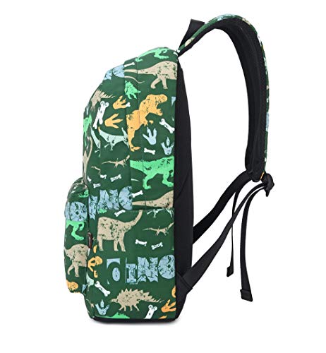 Acmebon Cute Dinosaur Children School Backpack for Boy and Girl Green