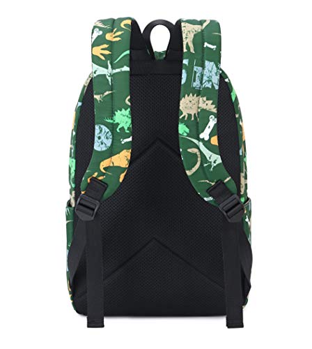 Acmebon Cute Dinosaur Children School Backpack for Boy and Girl Green