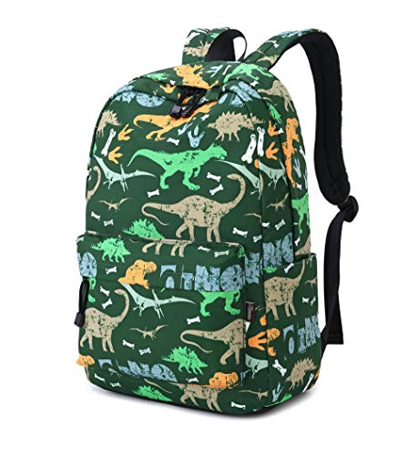 Acmebon Cute Dinosaur Children School Backpack for Boy and Girl Green