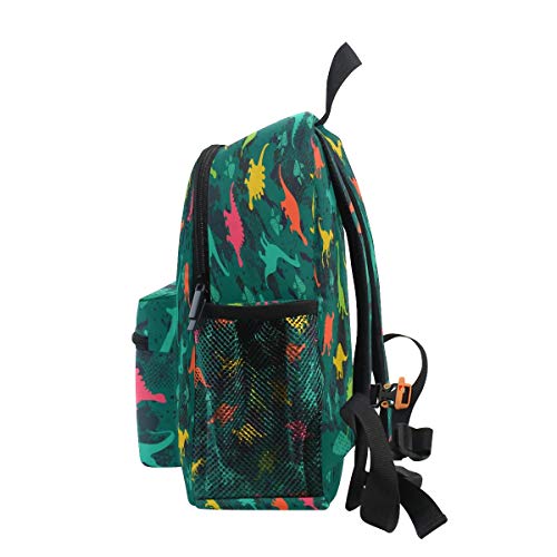 Cute Toddler Backpack Mini Travel Bag Colorful Dinosaurs Schoolbag for Baby Girl Boy Age 3-7