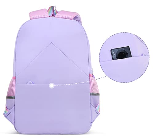 HIPOTUO Unicorn Backpack Cute Laptop Backpacks Casual Durable Lightweight Travel Bags Medium