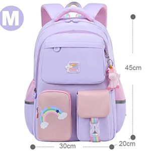 HIPOTUO Unicorn Backpack Cute Laptop Backpacks Casual Durable Lightweight Travel Bags Medium