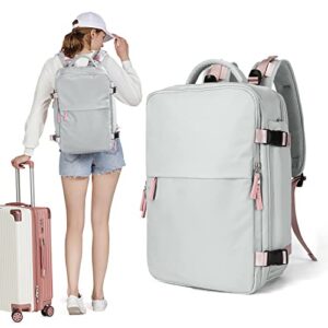 Laptop Backpack for Women, Travel Backpack with with Shoes Compartment & Wet Pocket, School Backpack fit 15.6 Inch Laptop