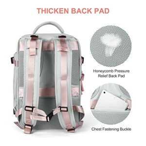 Laptop Backpack for Women, Travel Backpack with with Shoes Compartment & Wet Pocket, School Backpack fit 15.6 Inch Laptop