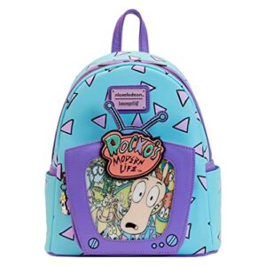 loungefly nickelodeon rockos modern life lenitcular tv backpack